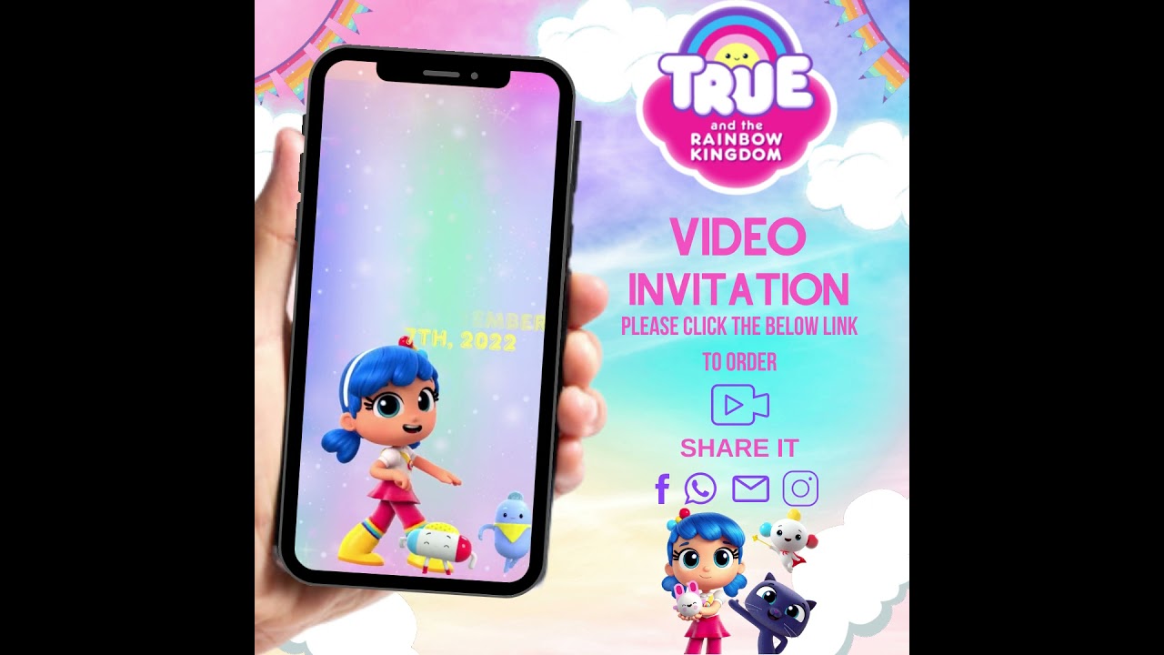 True and the Rainbow Kingdom Inspired Birthday Video - YouTube