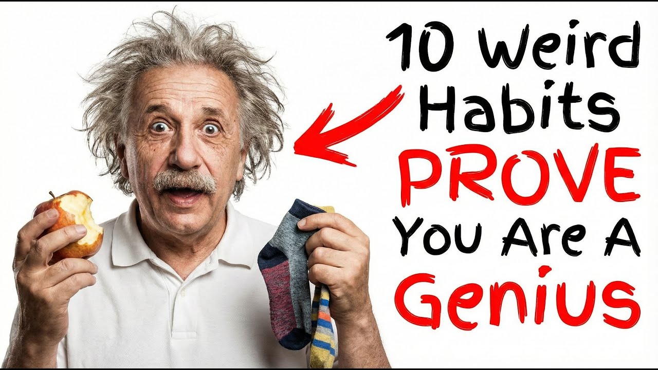 10 Weird Habits That PROVE You Are A Genius - YouTube