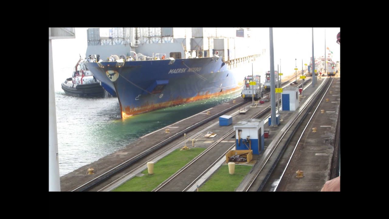 Panama Canal Crossing the Gatun Locks - YouTube