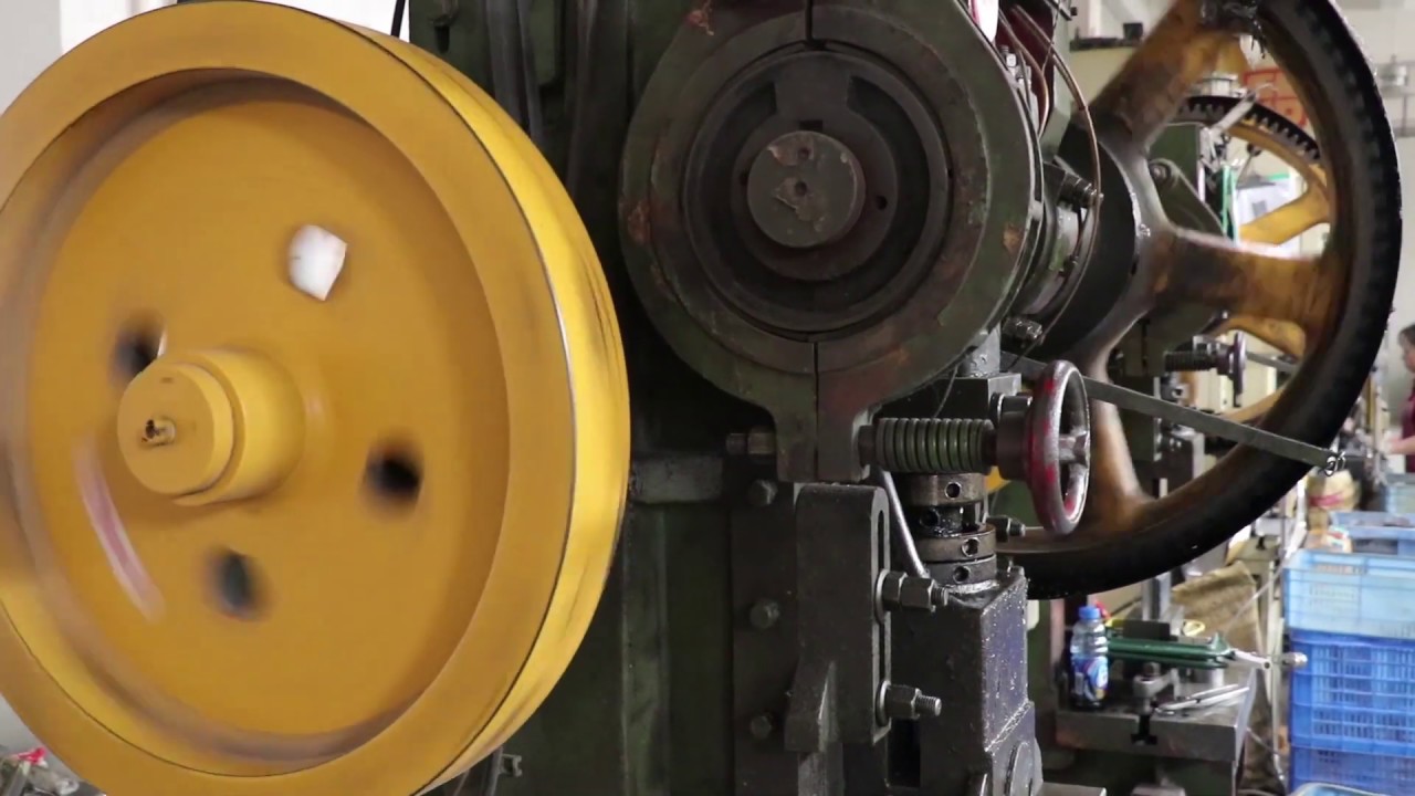 Showing The Process Of Stamping Trim And Forging Processes - YouTube