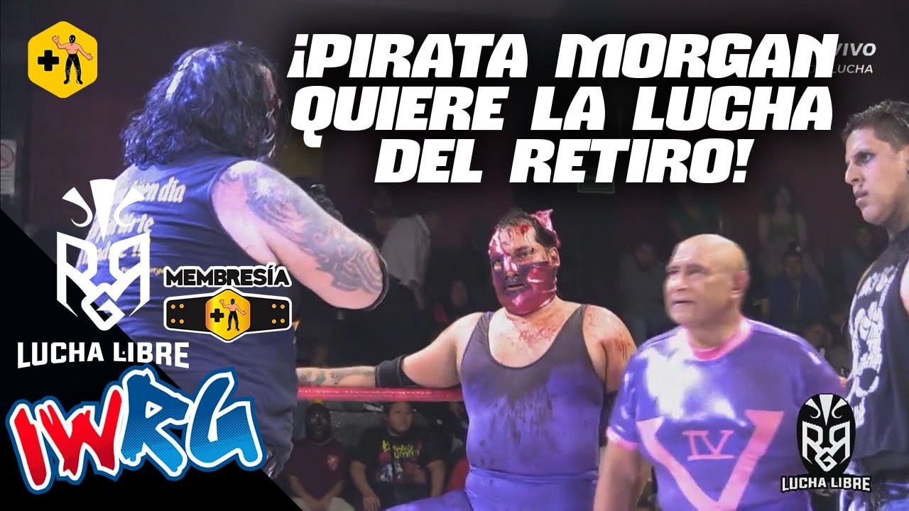 El Pirata Morgan reta a Villano IV a una lucha del retiro en GLOW - YouTube