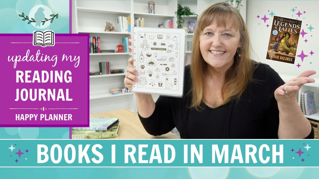Books I Read in March | Updating My Reading Journal | Happy Planner ...