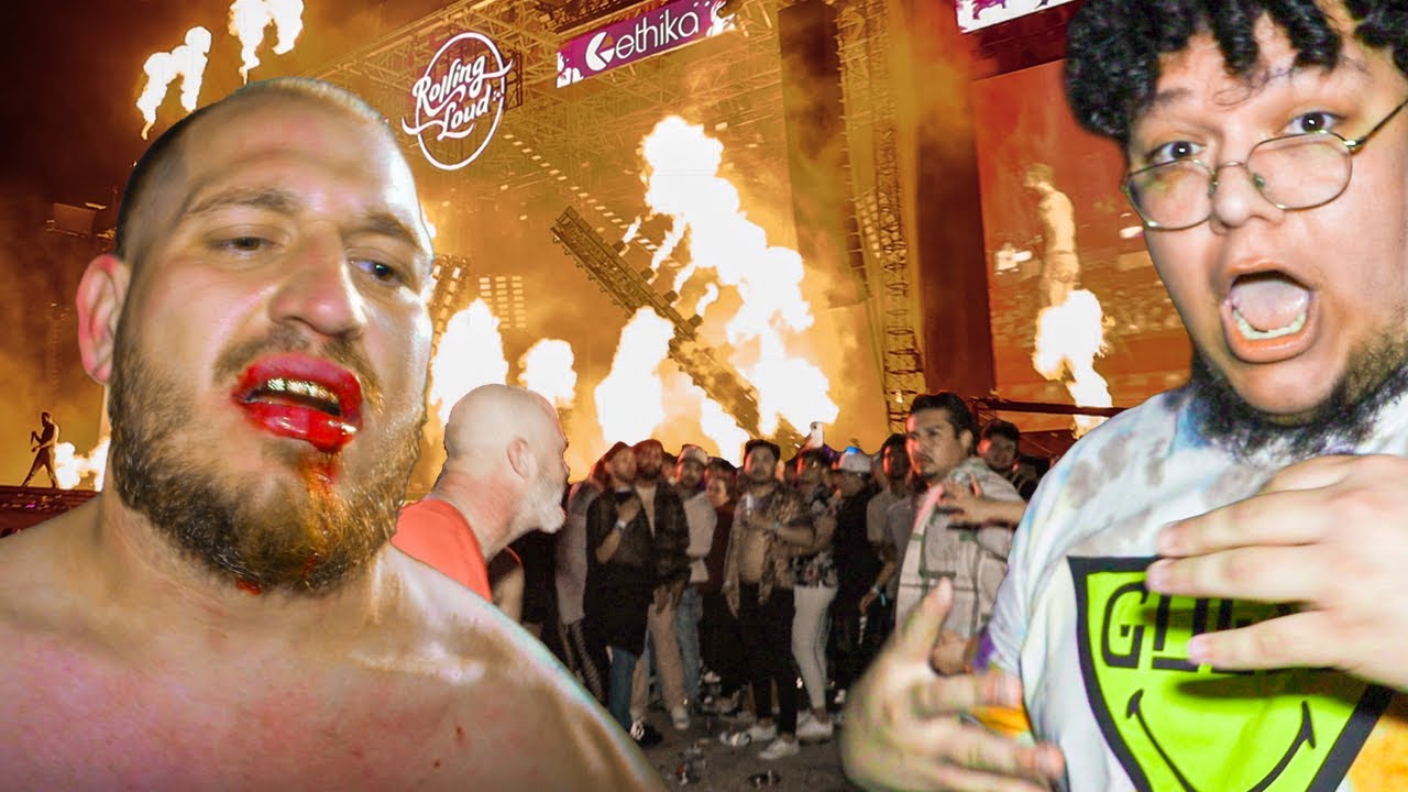 This MOSH PIT Turned Into A FIGHT @ Rolling Loud Cali 2024 - YouTube