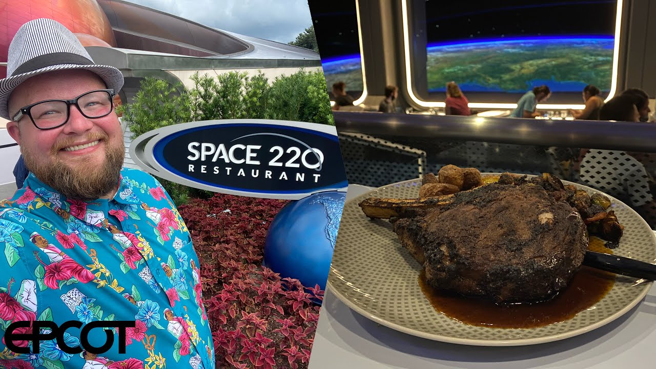 Epcot’s Space 220 Restaurant Dinner | 24oz Bone in Ribeye With Coffee ...
