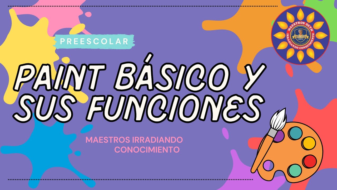 PREESCOLAR🎨 - Paint Divertido🧑‍🎨 - Figuras Geométricas🍕⚽ - #2022 # ...