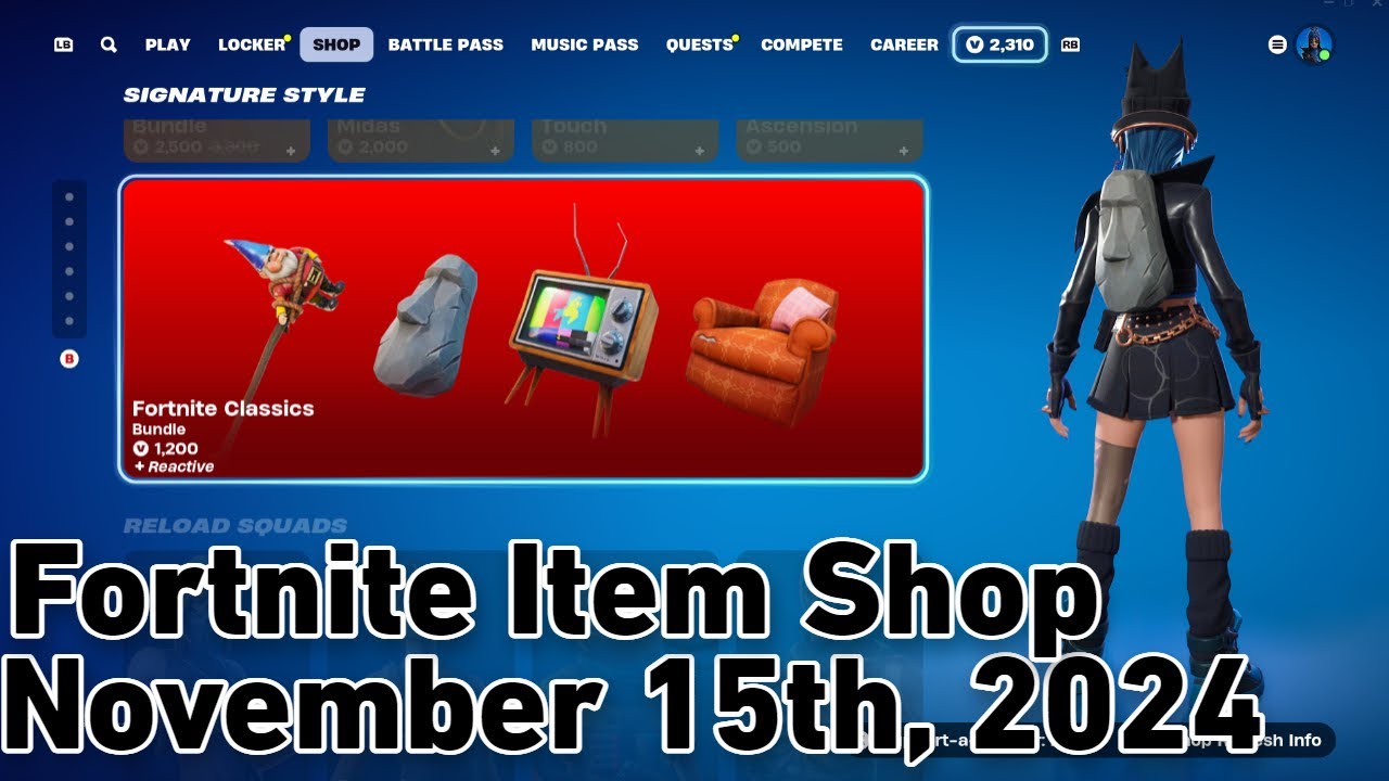 *VERY RARE* FORTNITE CLASSICS BUNDLE IS BACK! Fortnite Item Shop - YouTube