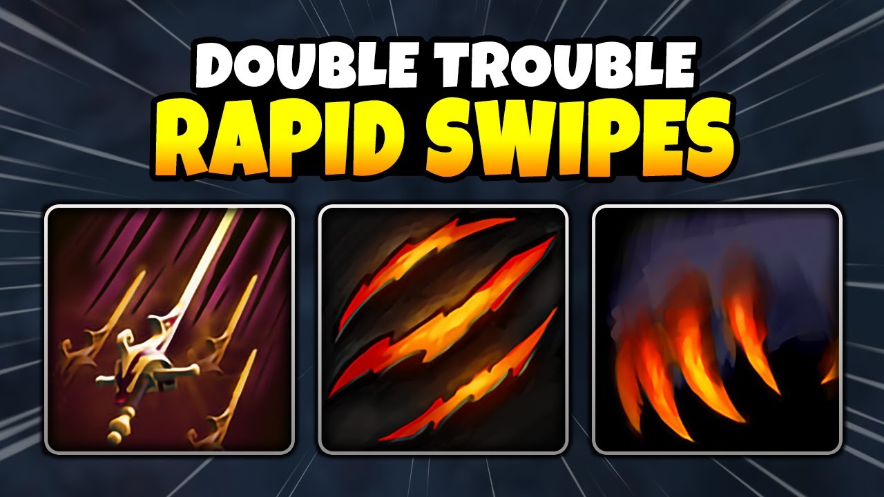 Rapid Swipes DOUBLE TROUBLE + FURY SWIPES | Ability Draft - YouTube