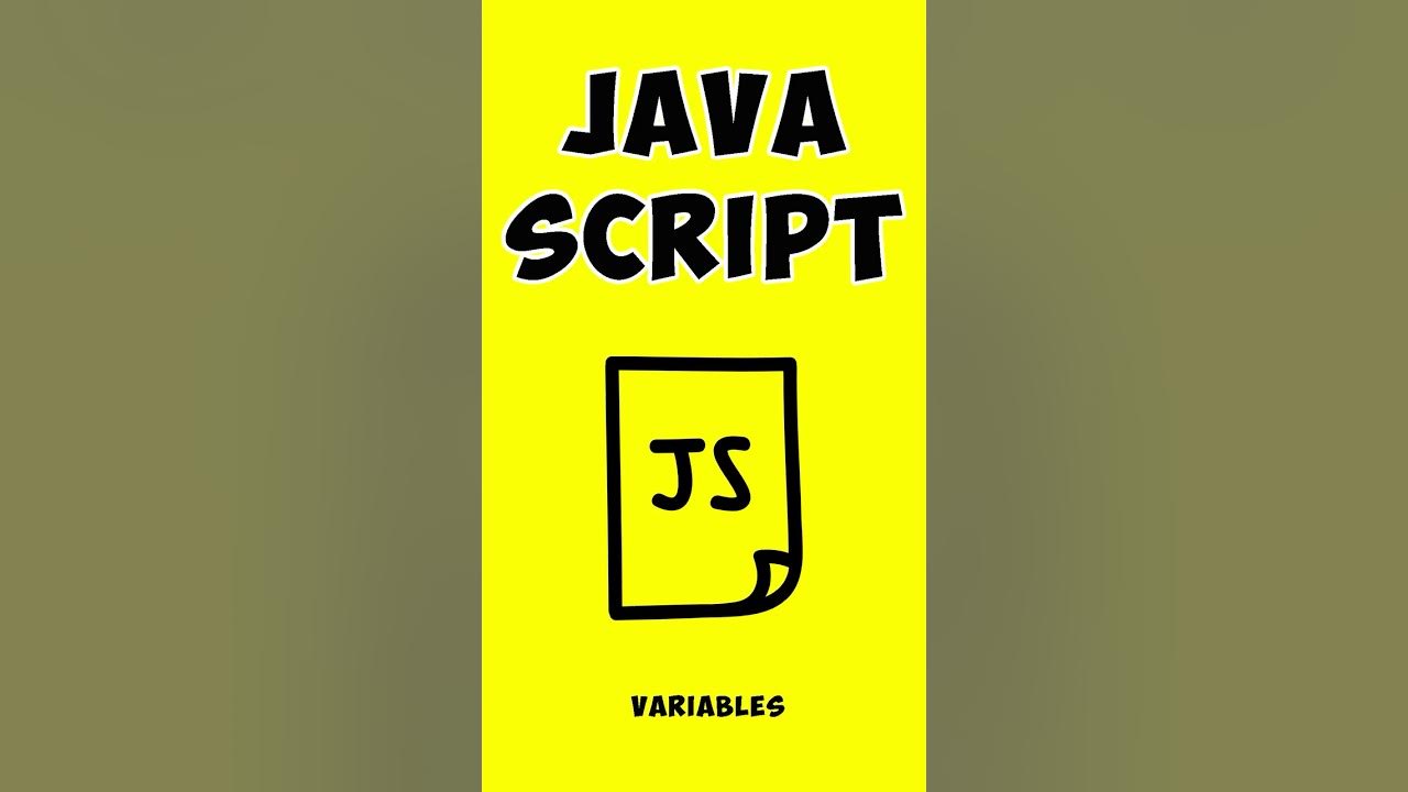 JavaScript Variables Explained in 1 Minute - YouTube