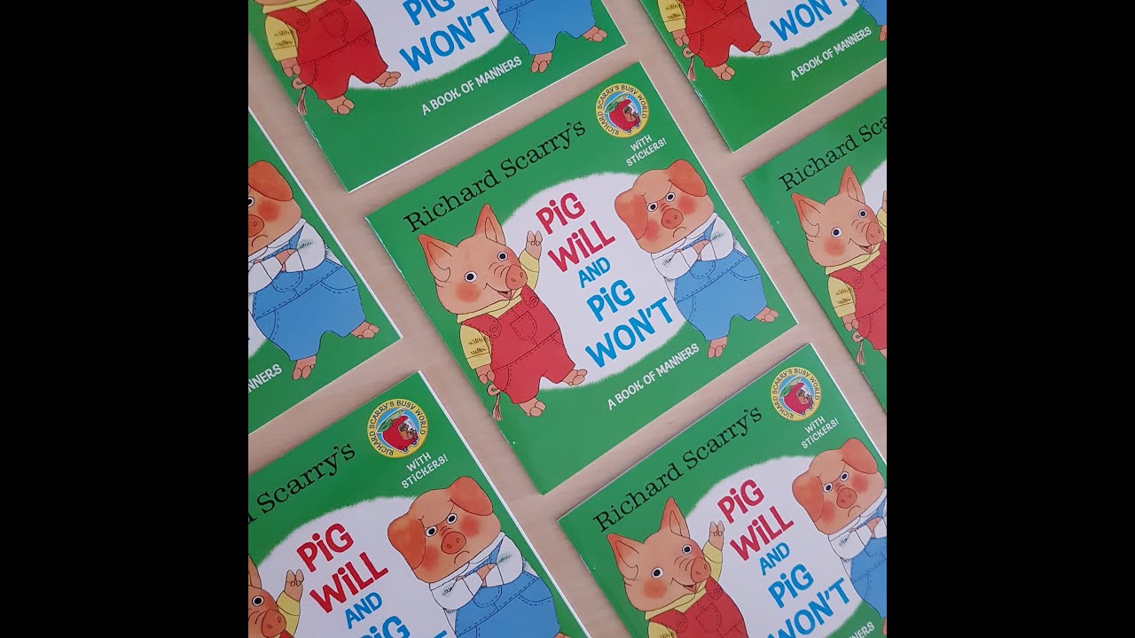 Pig Will Pig Won't by Richard Scarry - YouTube