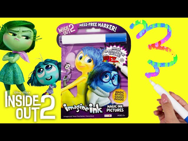 Inside Out 2 Imagine Ink Activity Coloring Book with Magic Marker For ...