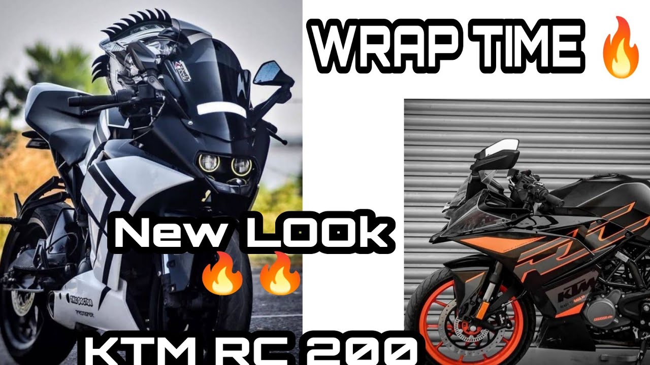 Ktm Rc 200 Bs6 Wrap 🔥 / New Beast Rc 200🫣 /(Part I)/#Baaz Vlogs # ...