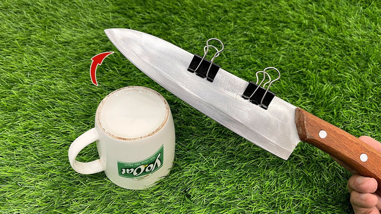 🔪 3 Easy Ways to Sharpen Any Knife as Sharp as a Razor. Smart Ideas ...