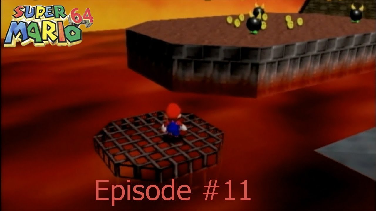 Let's Play Super Mario 64 Episode #11 (Battle of the Lava Bullies ...