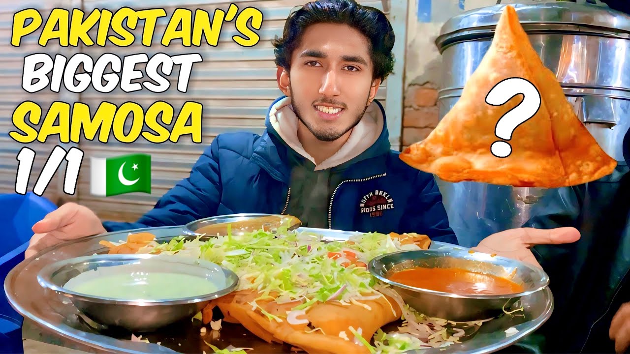 Pakistan's Biggest Samosa 😱🇵🇰|Chacha Samosa📍| Taste?🤤 | Price?💵 |Vlog ...