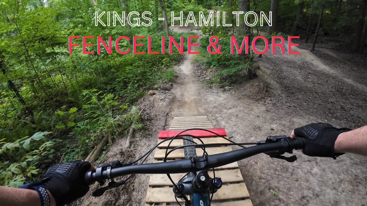 FENCELINE DOWNHILL MTB RUN. Kings Forest Hamilton ON - YouTube