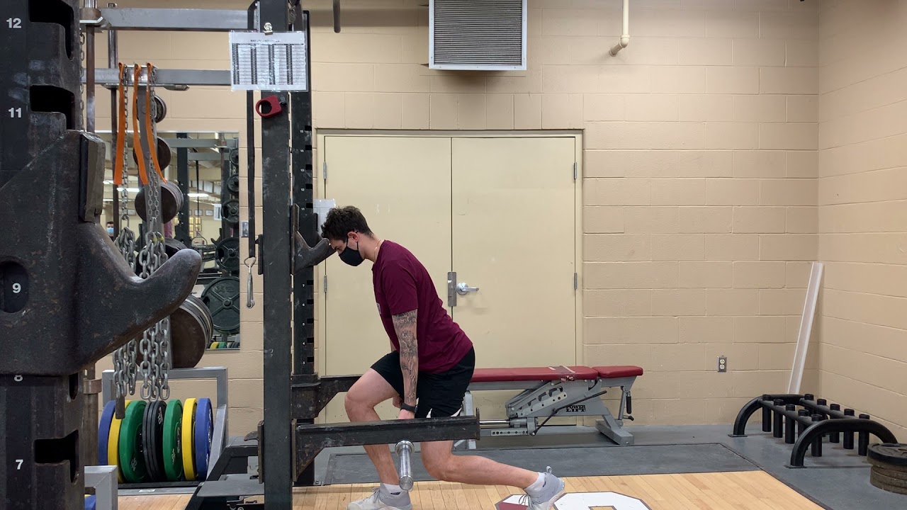 Split Squat ISO Push - YouTube