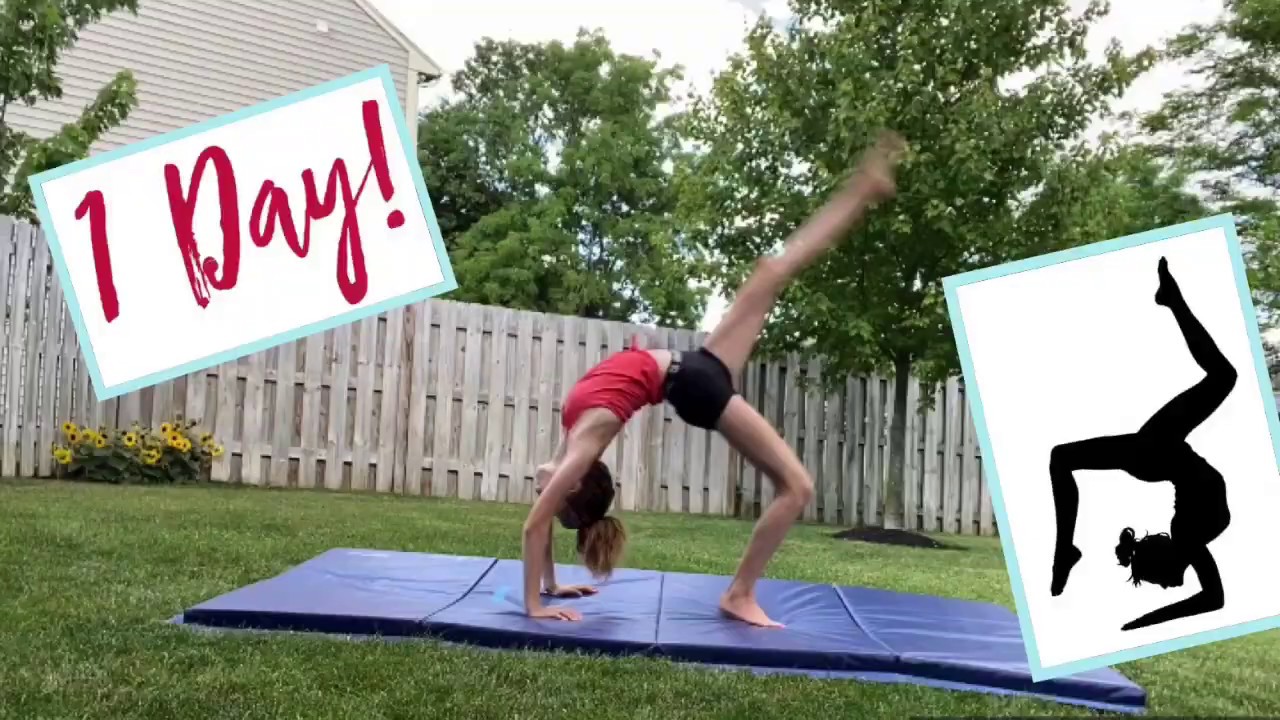 How to do a front walkover in 1 DAY! | 2GYMRATS - YouTube