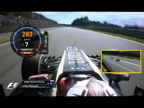 F1 Spa 2012 Kimi Raikkonen onboard Start