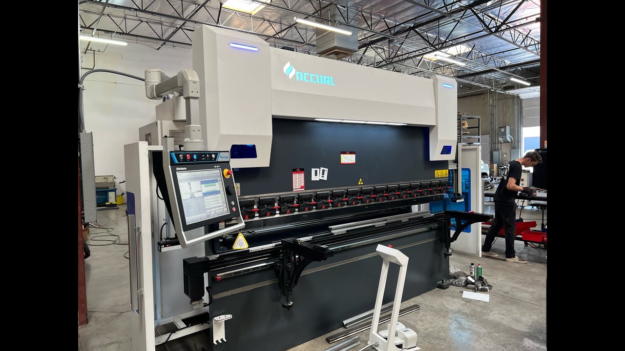 Accurl USA 10' x 150T GeniusPro with Delem DA66T Control. Press Brake ...