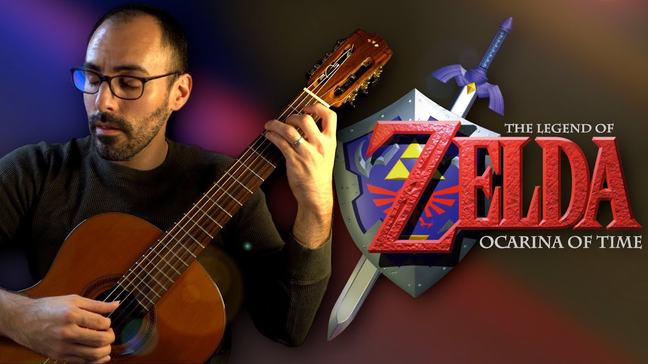 ZELDA SHOP THEME on ONE GUITAR | Zelda OoT Fingerstyle Guitar Cover ...