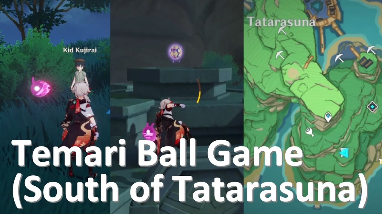 Temari Ball Game Nearby Tatarasuna (South Area) - YouTube