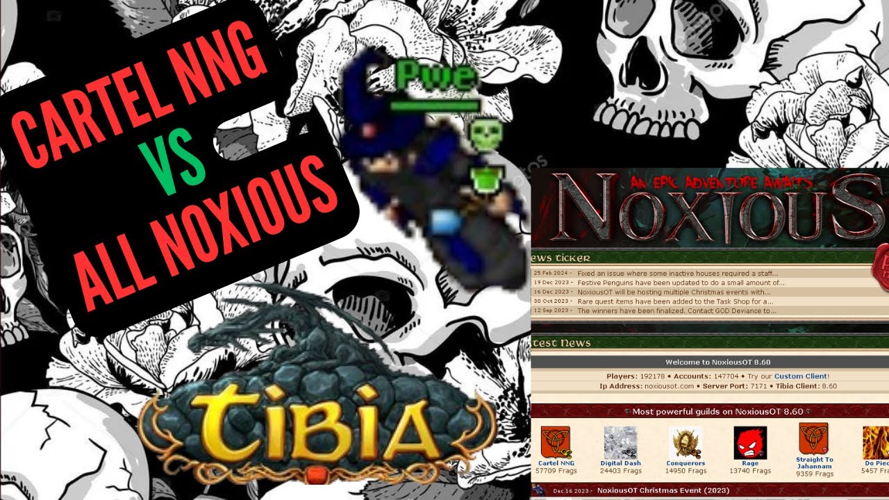 Tibia Noxiousot - Cartel NNG vs All Noxious 2024 ~ FULL MASSACRE - YouTube