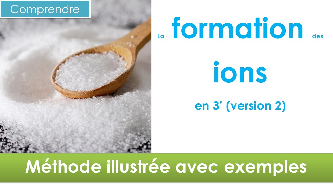 Comprendre la formation des ions en 3' (version 2) 🧪 Chimie collège ...