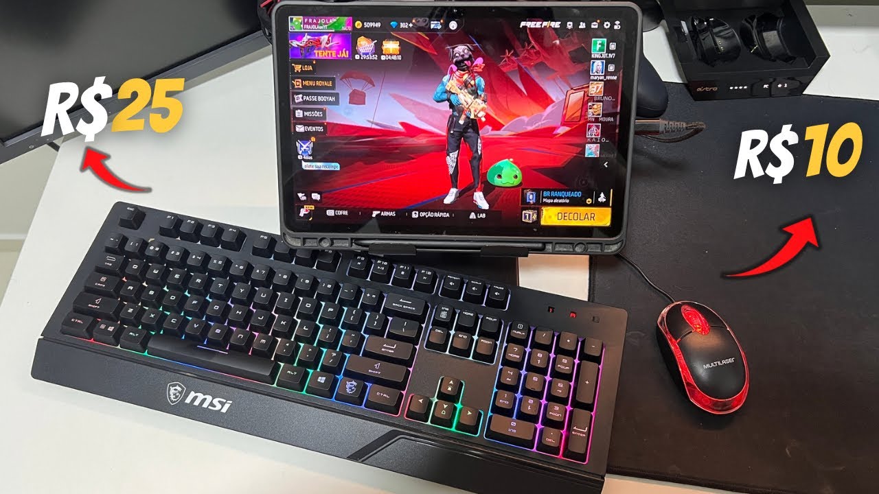 MONTEI UM SETUP GAMER MOBILADOR MAIS BARATO QUE ENCONTREI NA NET ...
