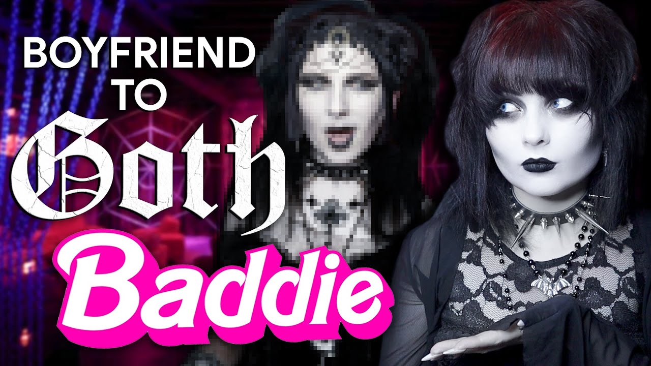 Turning My Boyfriend Into A Goth Baddie - YouTube