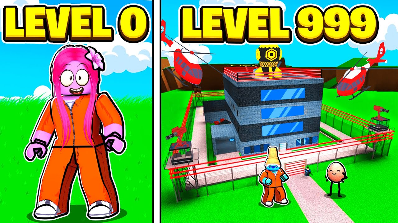 We Build A Level 999 PRISON In ROBLOX - YouTube