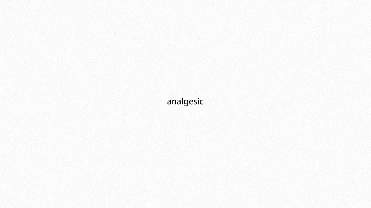 Analgesic PRONUNCIATION YouTube analgesic-pronunciation-youtube