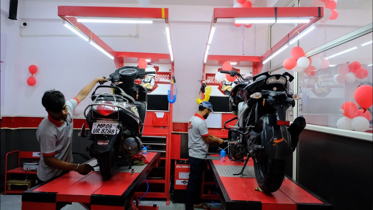 DOCTOR GARAGE | MULTI BRAND TWO WHEELER SERVICE CENTRE FRANCHISE - YouTube