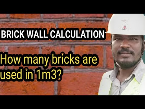 Brick wall calculation formula/brick wall /Brick quantity /Brick size ...