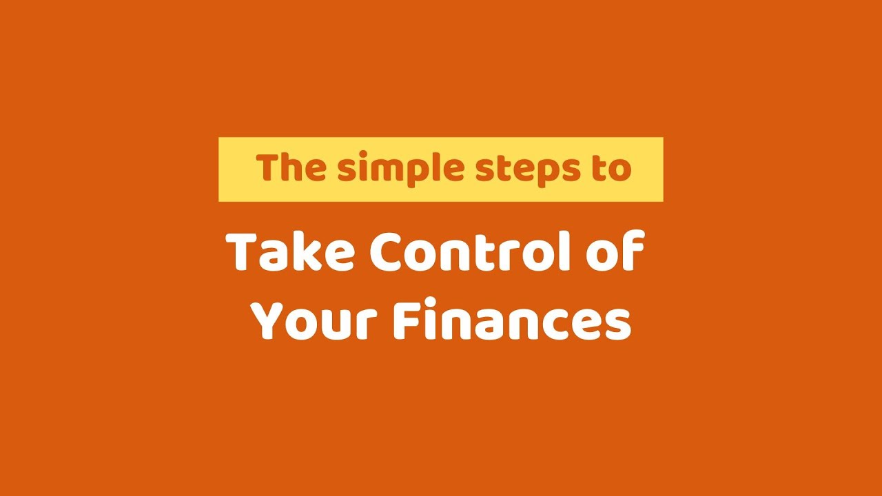 Gain Control Over Your Money: The One Thing You Need to Do - YouTube