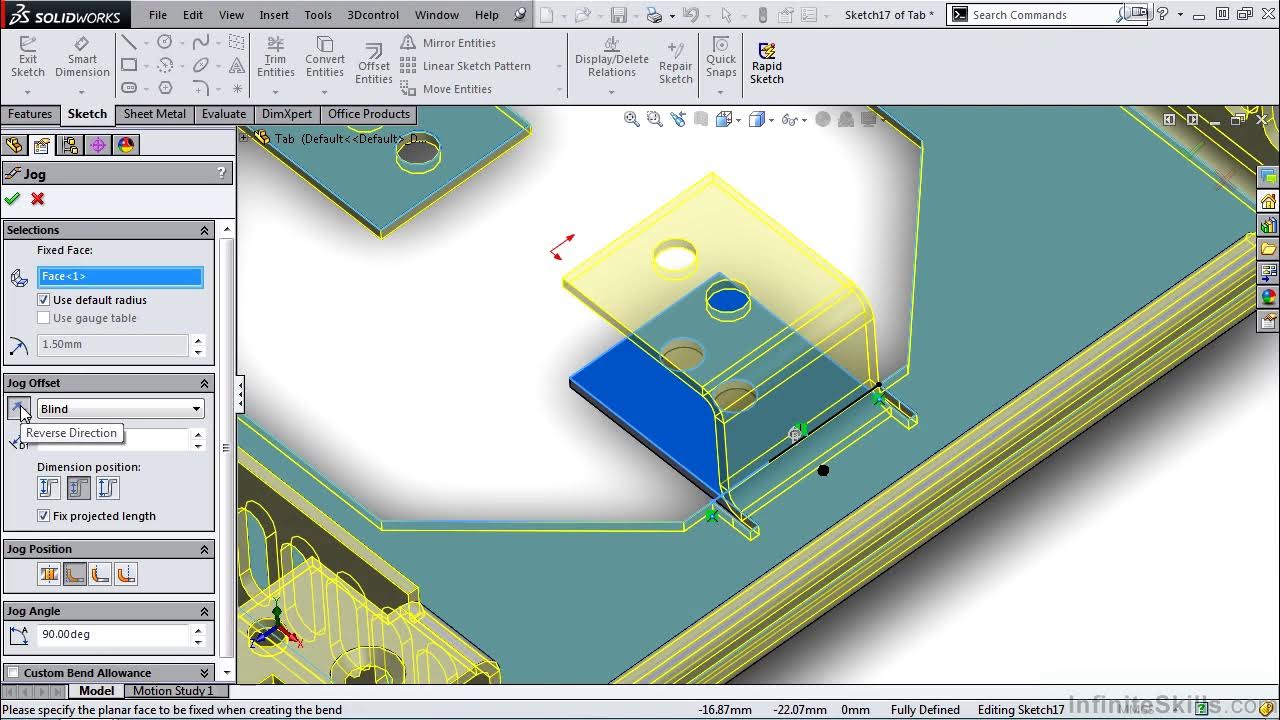 SOLIDWORKS: SHEET METAL TRAINING TUTORIAL 14 - YouTube