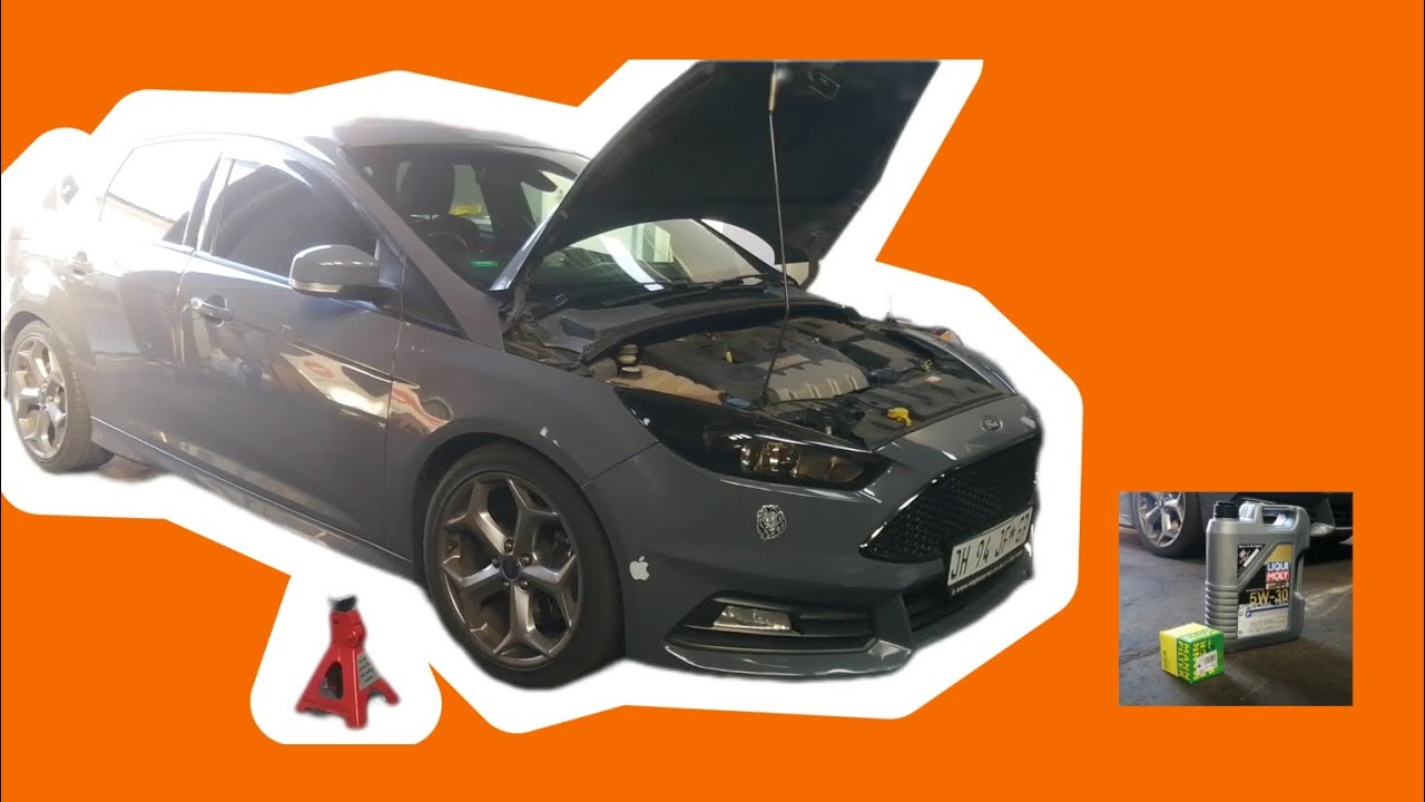 Ford Focus ST 2012-2018 Oil and Oil filter service, Oil Service ...