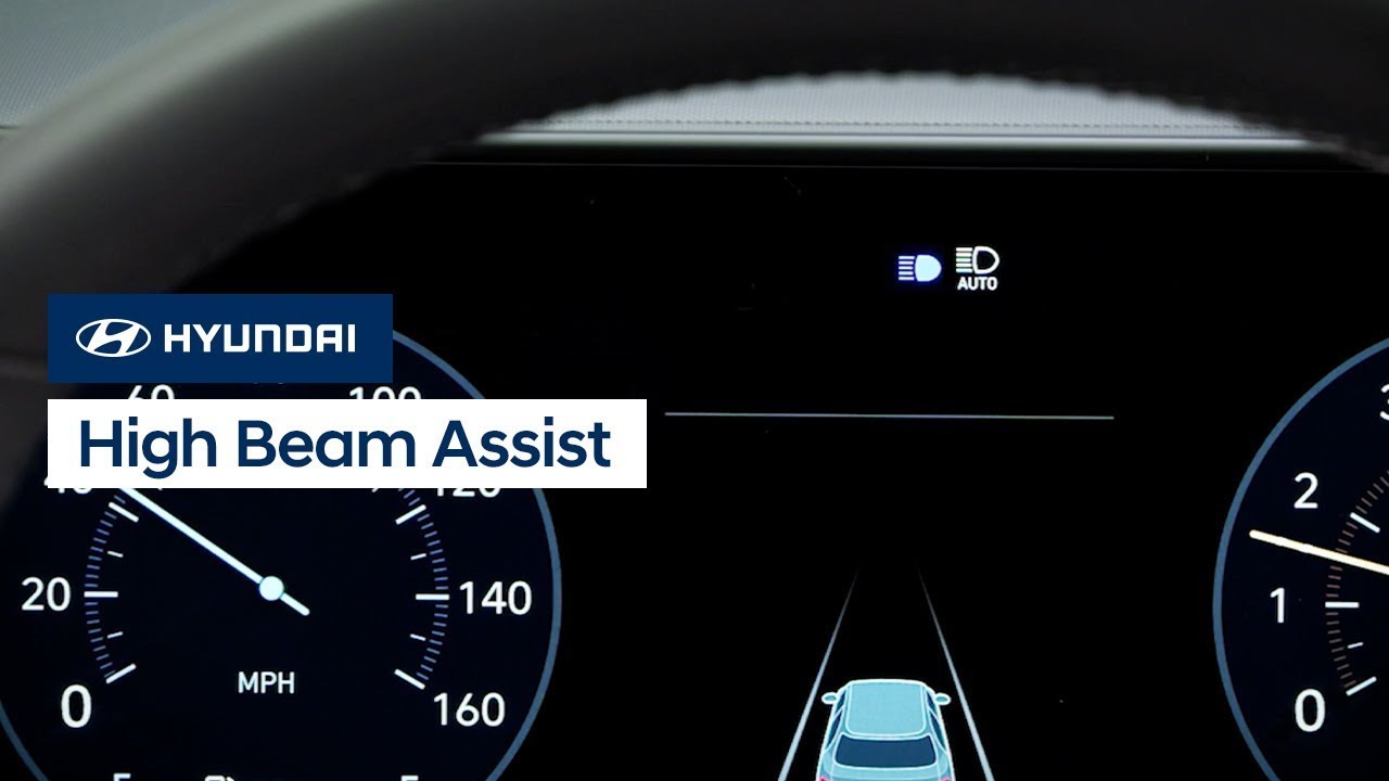 High Beam Assist (HBA) | How-to Hyundai Canada - YouTube