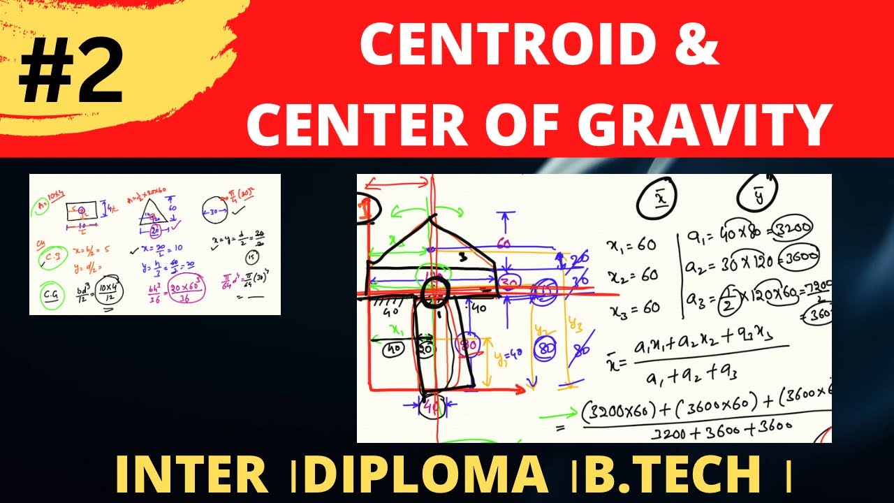 Centroid part -2| centroid problems #engineering mechanics - YouTube