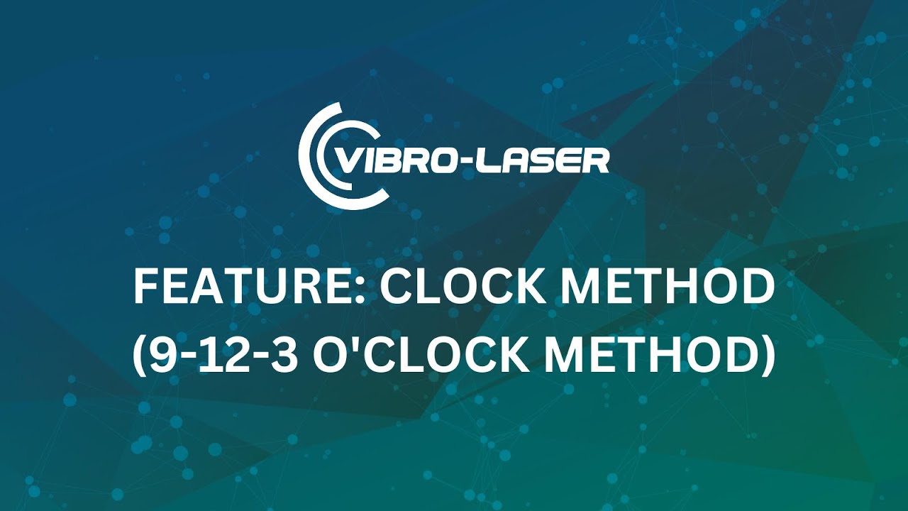 Laser Shaft Alignment Tool : Clock Method (9-12-3 o'clock method ...