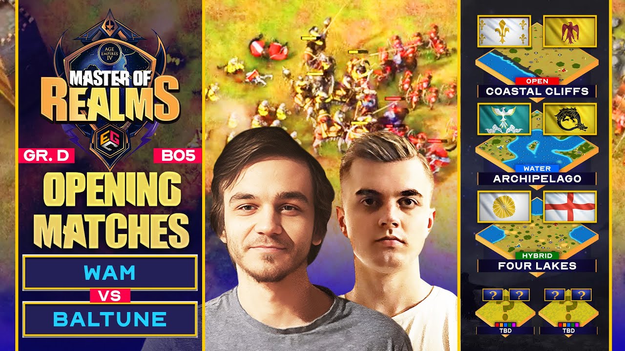 Master of Realms - $25,500 Major Event - Opening Match - Wam vs Baltune ...