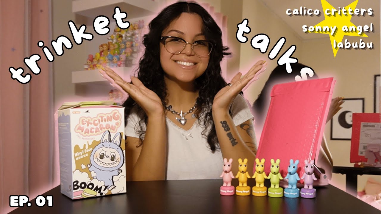 unboxing new calico critters & labubu | trinket talk ep. 01 - YouTube