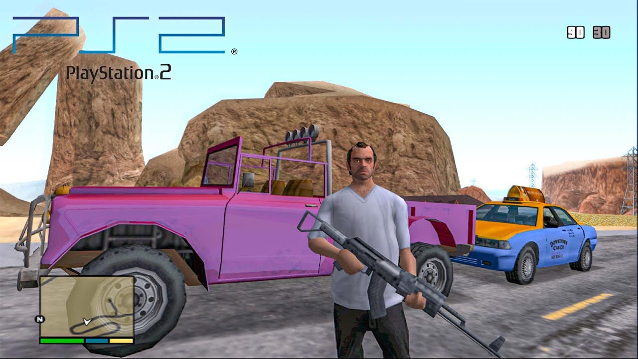 GTA V Legacy PS2 Gameplay | MOD - YouTube