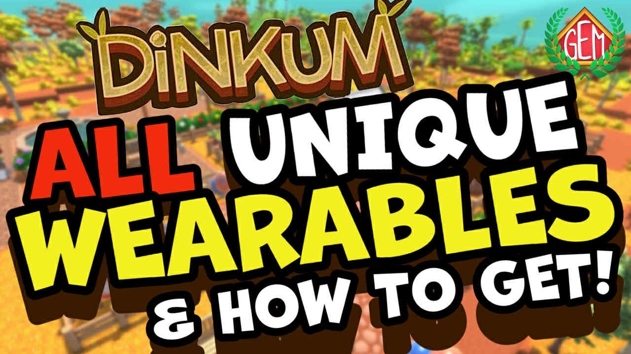 Dinkum All Unique Wearables and Where to Find Them - YouTube