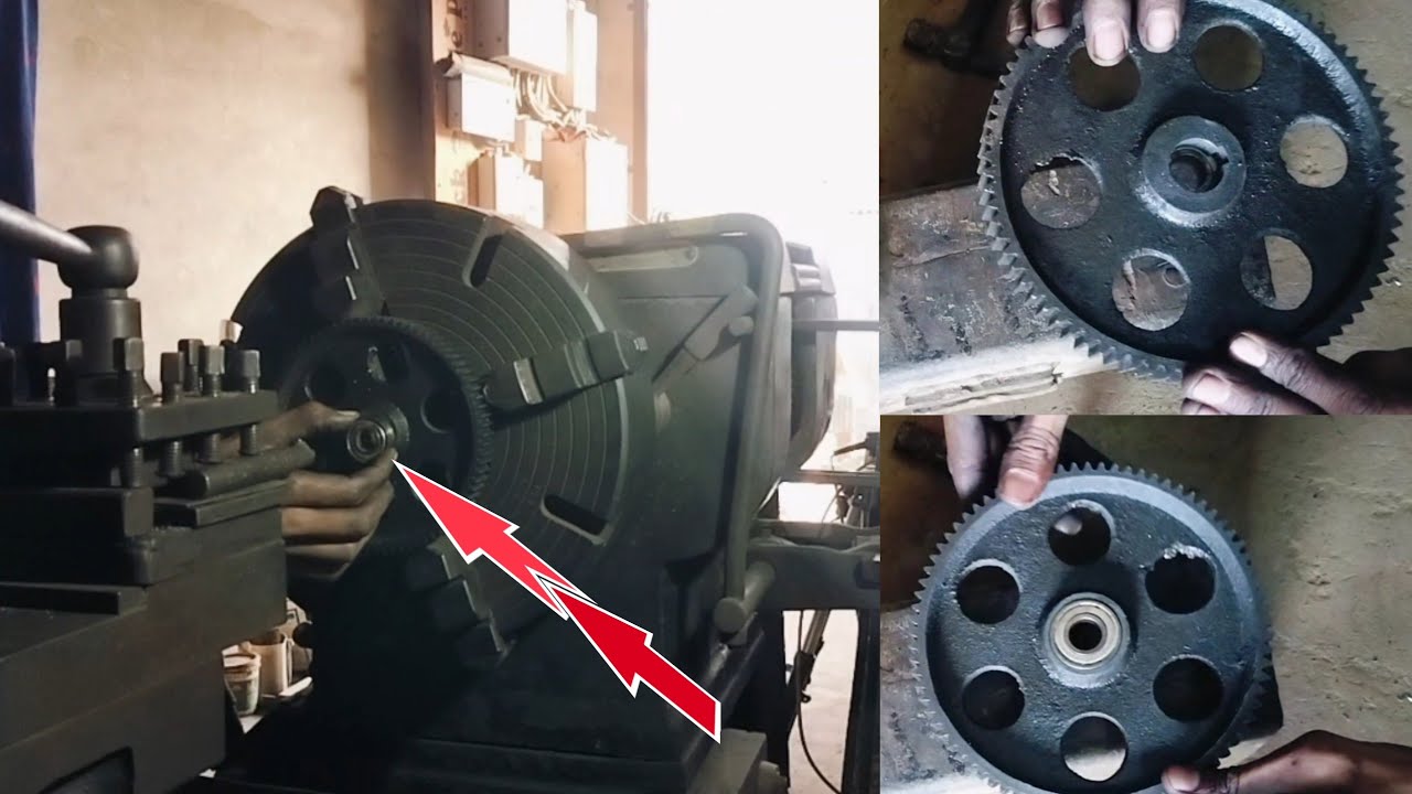 garari mein bearing size kaise banaen | lathe machine | garari bearing ...