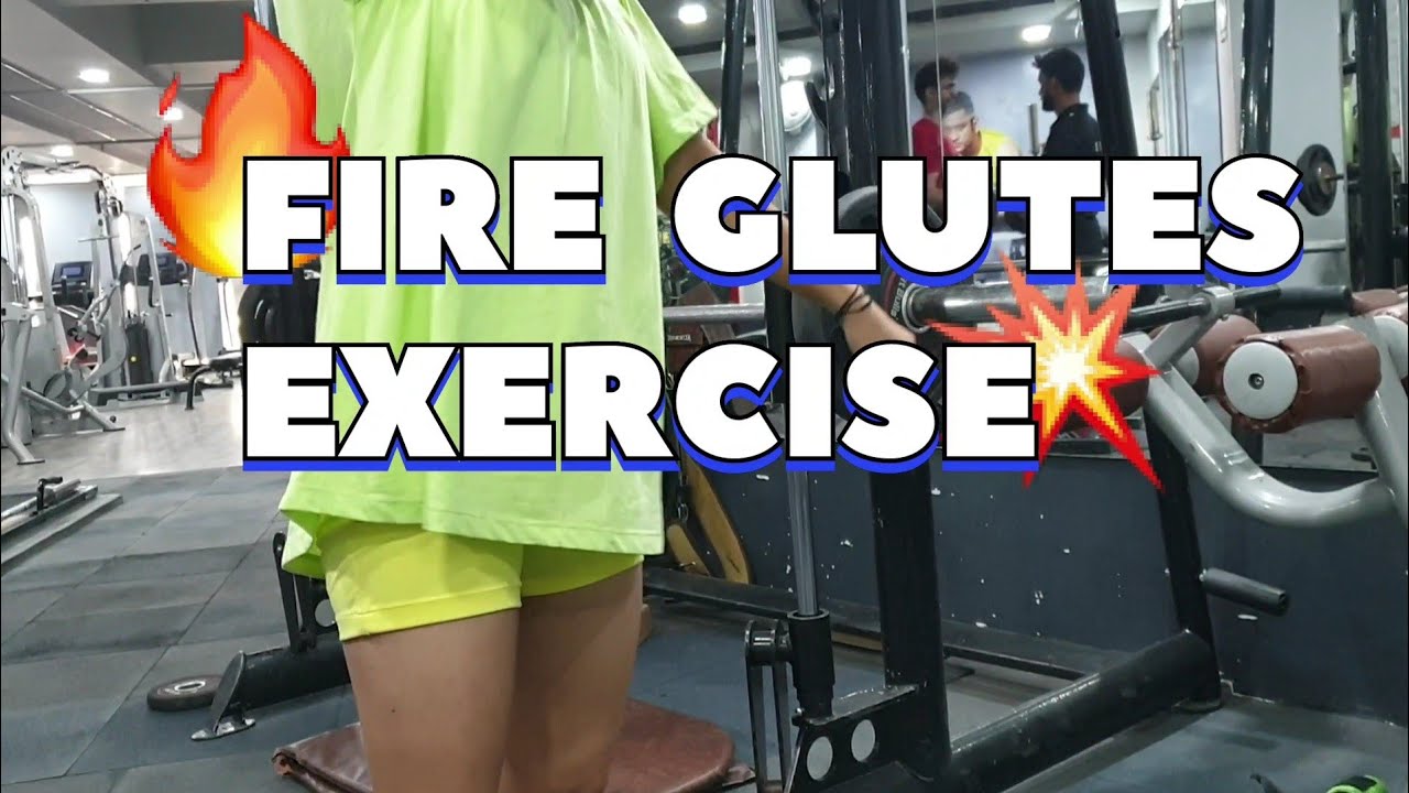 Gym Glutes Workout 🍑 Booty Building Exercise Youtube