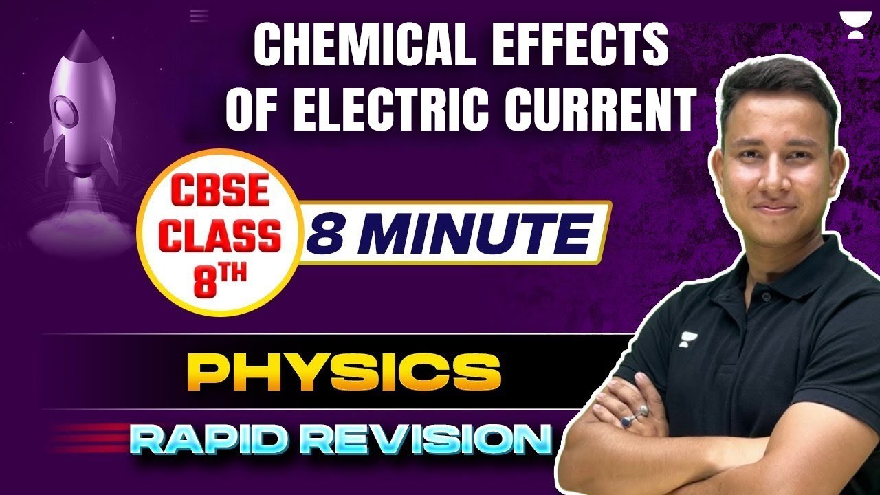 Chemical Effects of Electric Current | Class 8 Physics | By Alok Sir ...