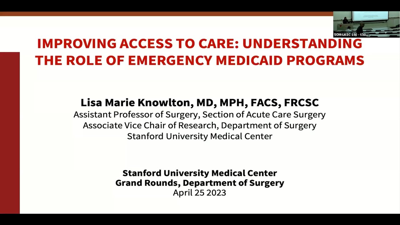 "Improving Access to Care" by Dr. Lisa Knowlton - YouTube