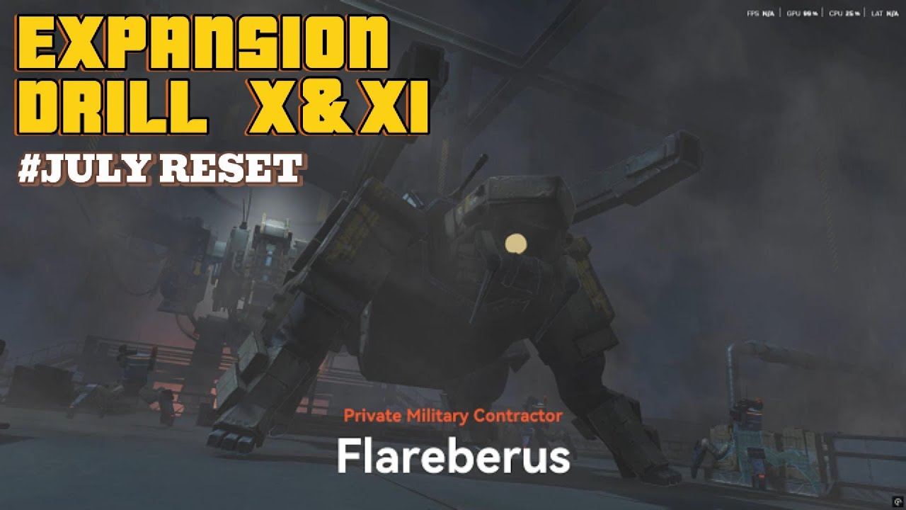 GFL2 - Expansion Drill X & XI 18/40 - Flareberus - Girls' Frontline 2 ...