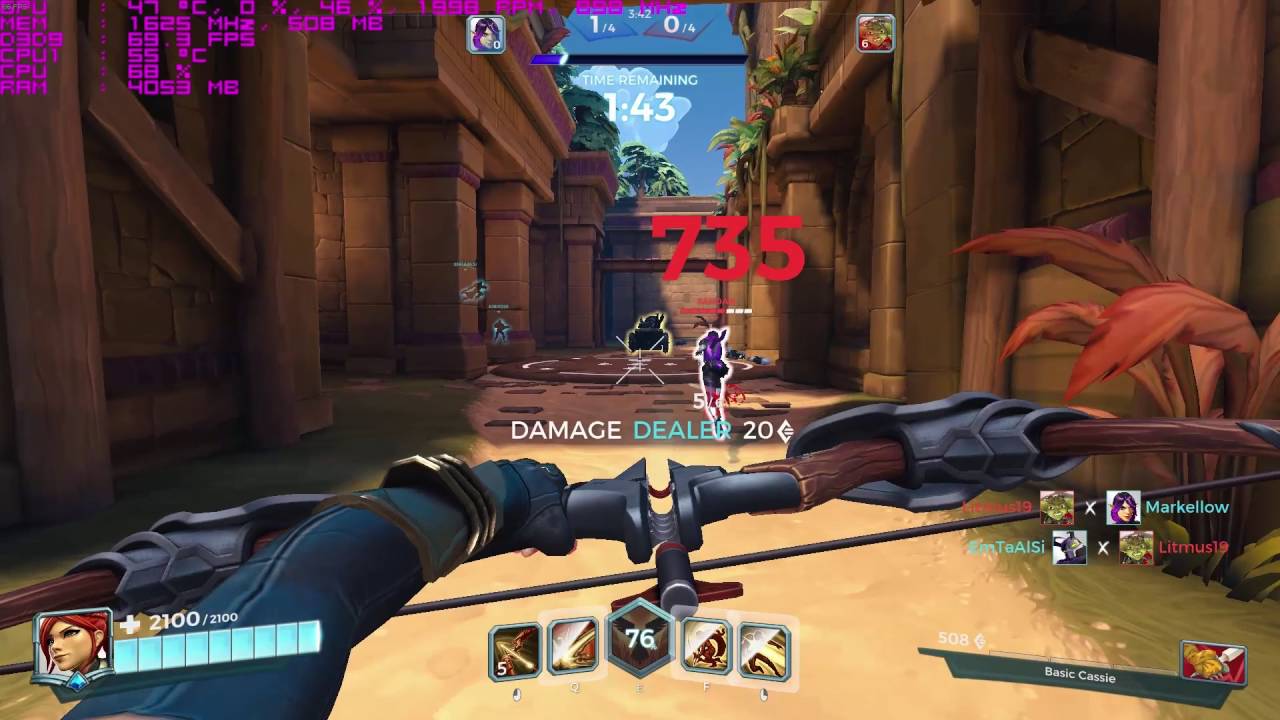 Paladins Max 1080P Benchmark ( AMD R7 360 & Fx-6300 6 Core ) - YouTube