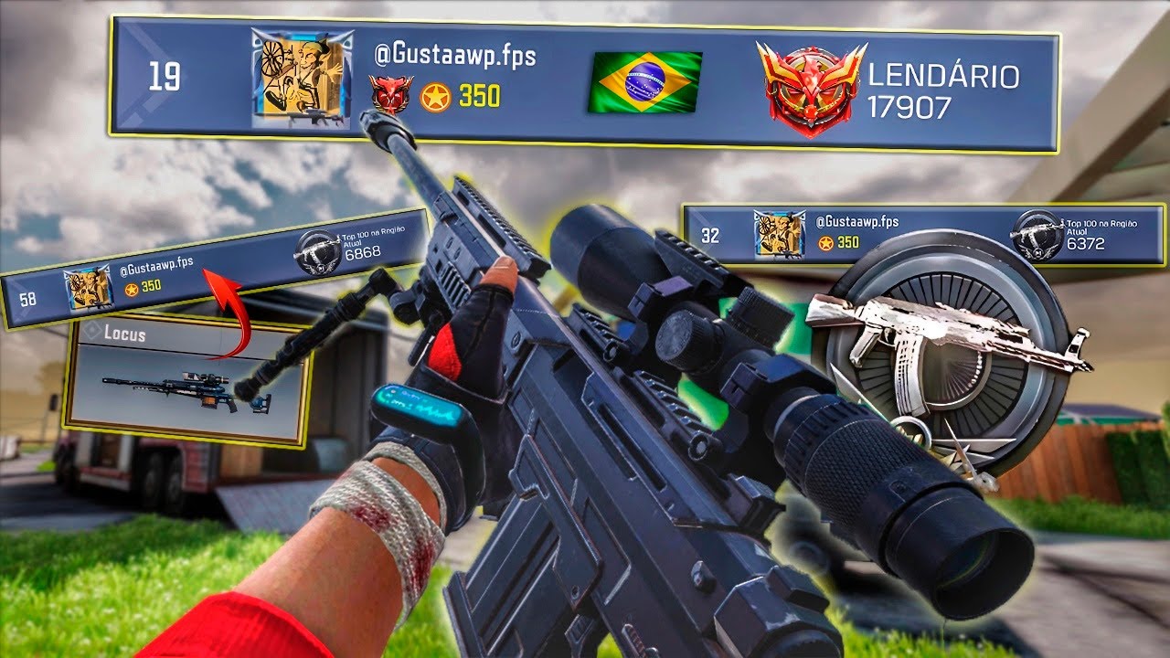 Essa é a CLASSE de SNIPER do TOP BR de COD MOBILE! - YouTube